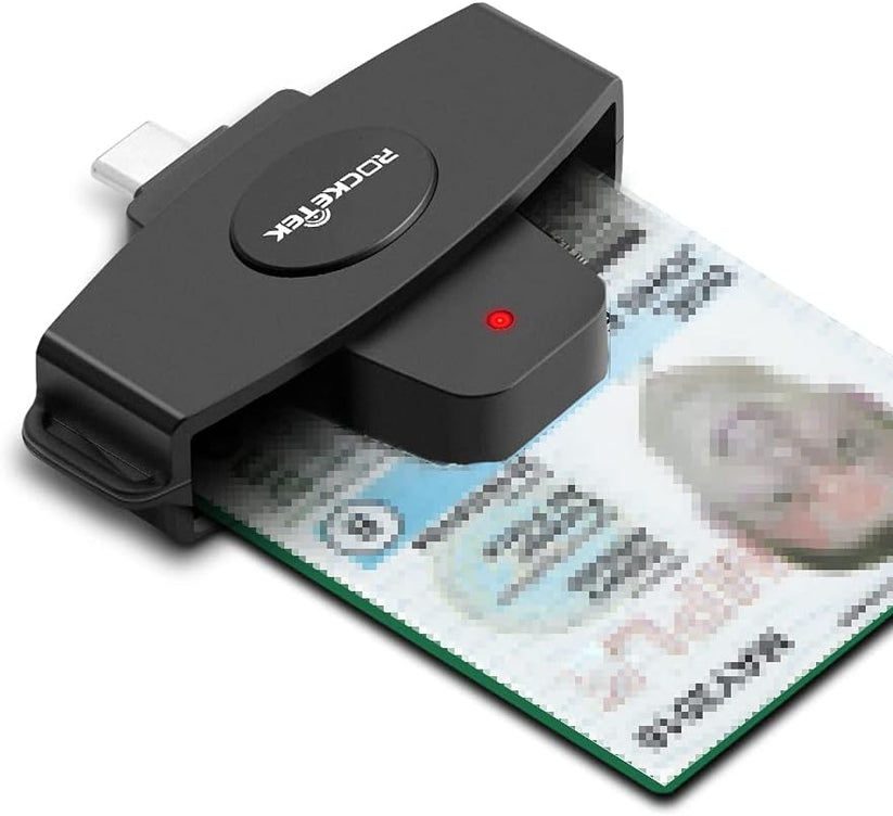NÖRDIC CRD-021 USB-C Smartcard- en SIM-kaartlezer - ISO7816 - ID-kaart ...
